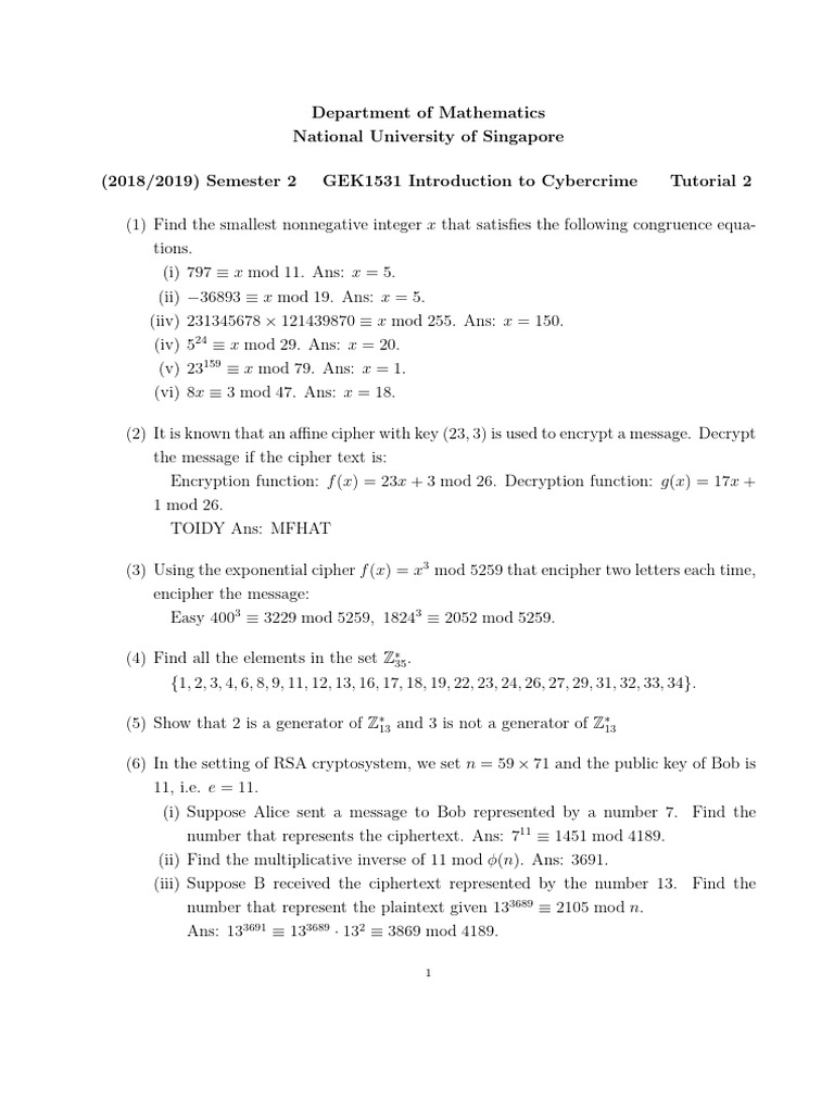 19 Tut 2 Sol | PDF
