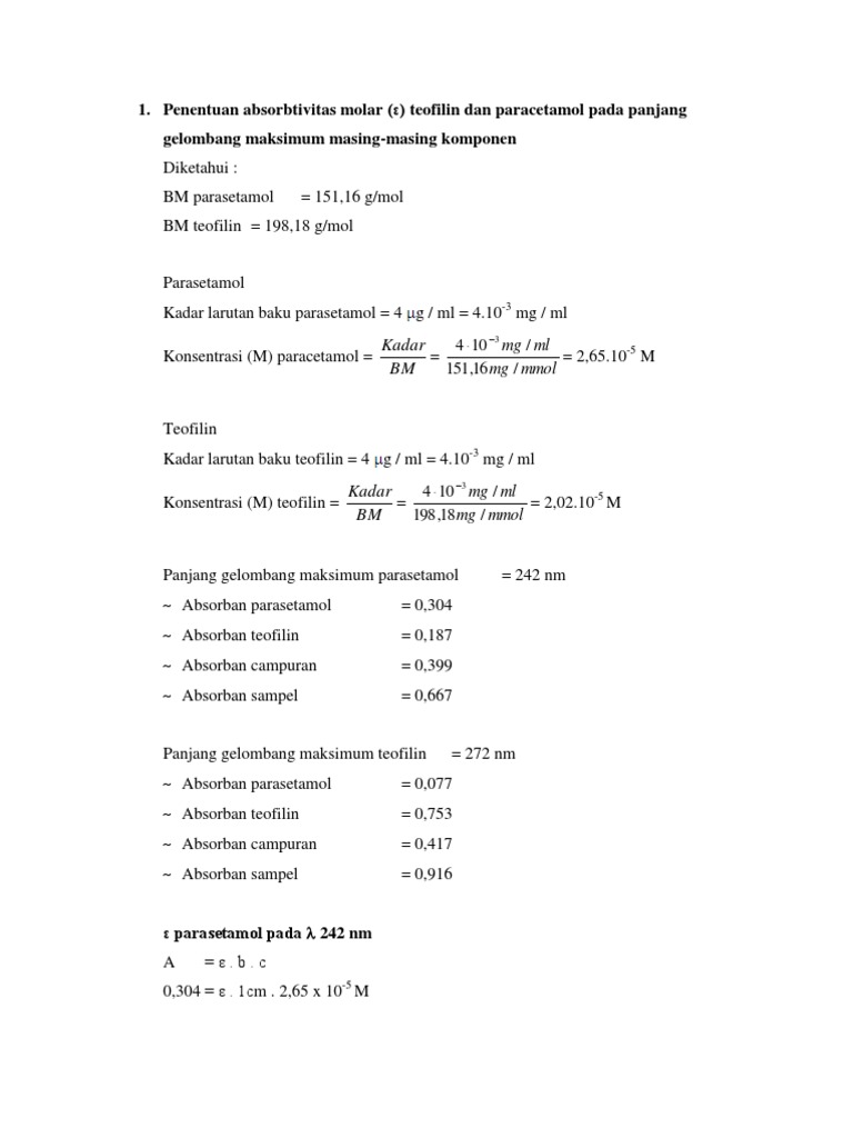 Perhitungan Simultan | PDF