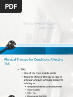 TMJ Examination Techniques and Assessment | PDF | Neck | Lymphatic System