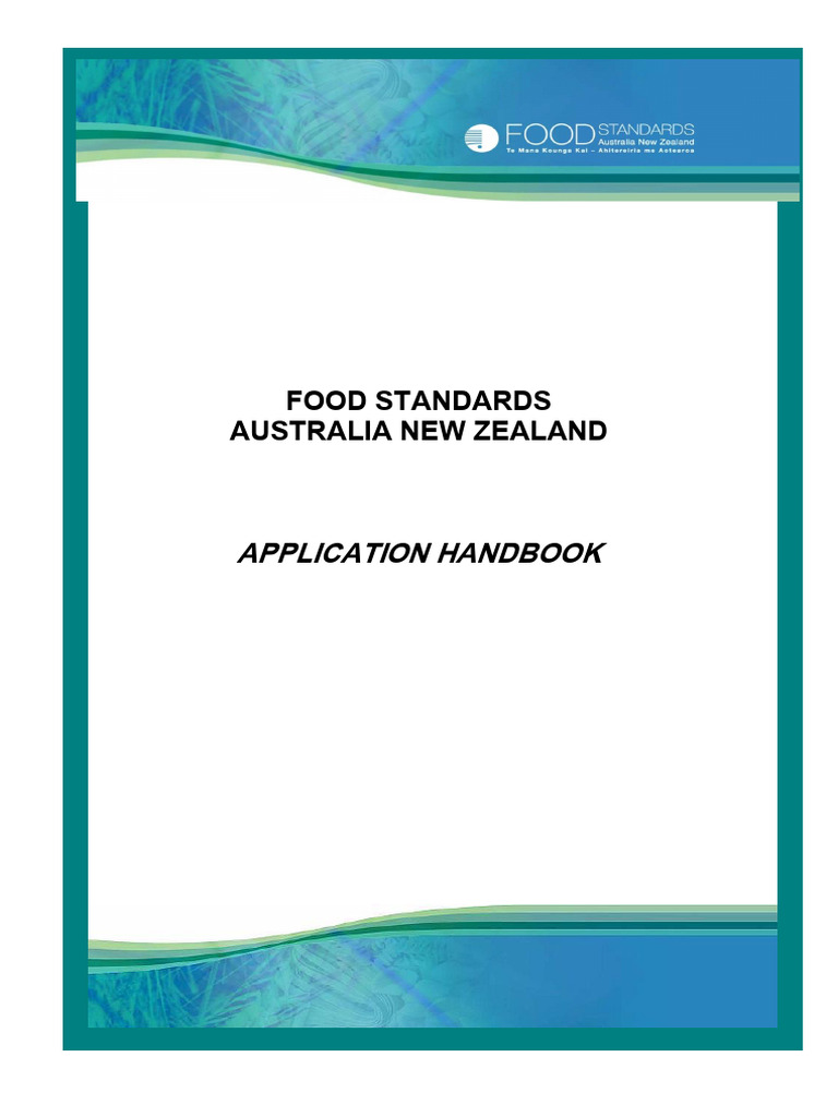 Food Standards Application Handbook 2024 | PDF | Food Safety | Cost ...