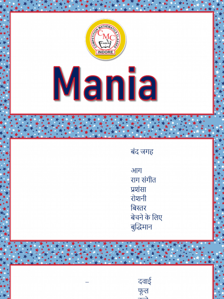 Understanding Mania and Its Variants | PDF | Abnormal Psychology ...
