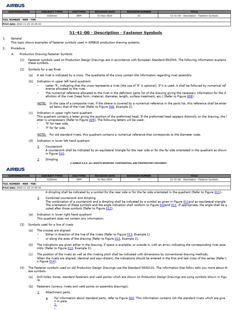 SRM - 01-Nov-2024 - 51-41-00 - Description - Fastener Symbols | PDF ...