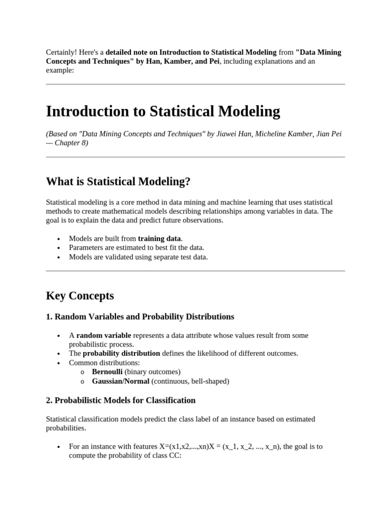Big Data Mining and Analytics Notes | PDF | Cross Validation ...