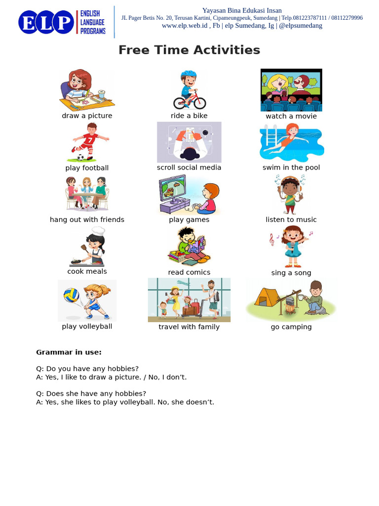 Fun Hobbies and Activities Guide | PDF