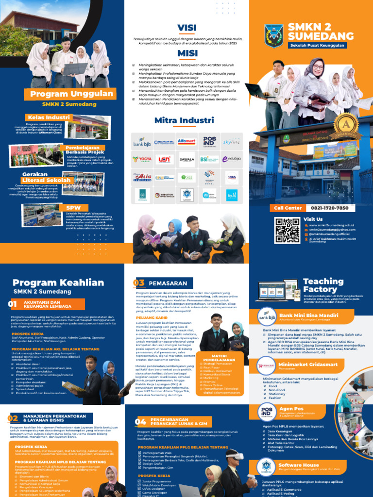 (REV) Brosur SMKN 2 Sumedang - 2025 | PDF