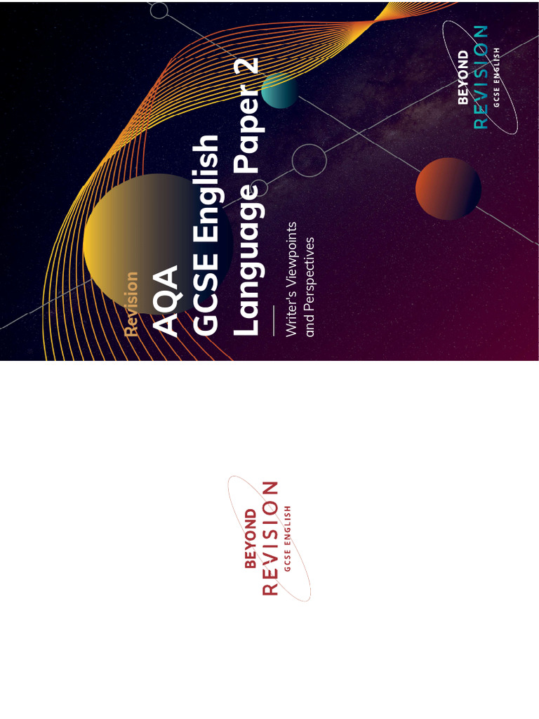 AQA GCSE English Language Paper 2 Guide | PDF | English Language ...