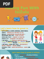 Zulu Greetings and Basic Dialogue | PDF | Lifestyle