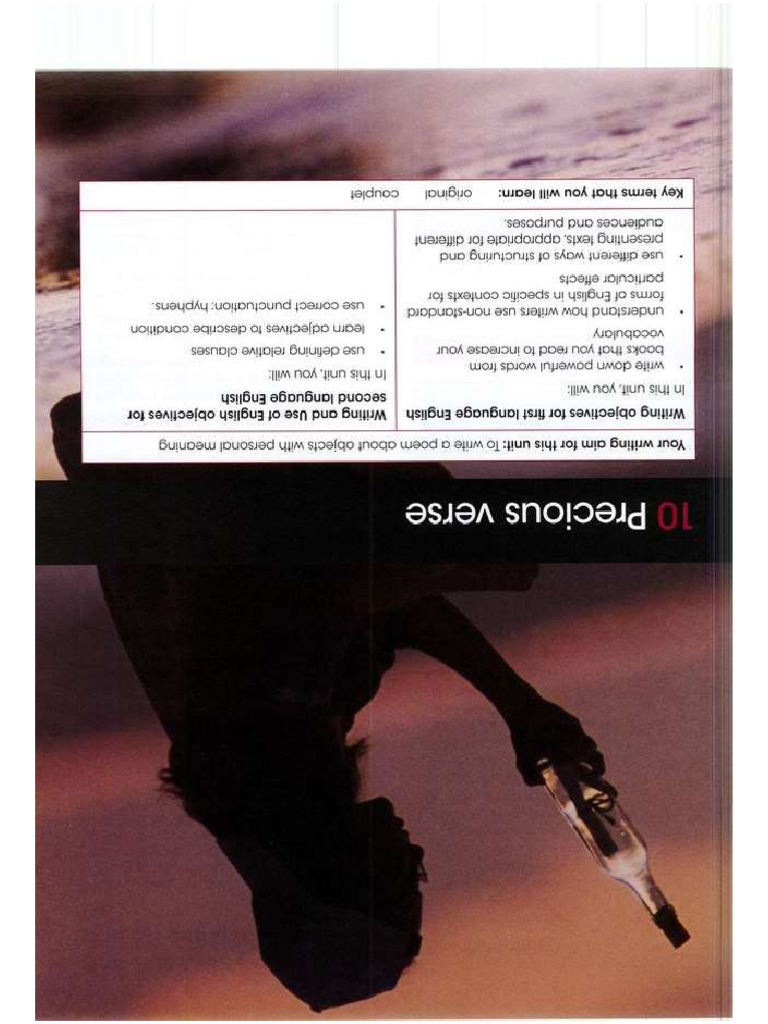 Unit 10 - Precious Verse | PDF