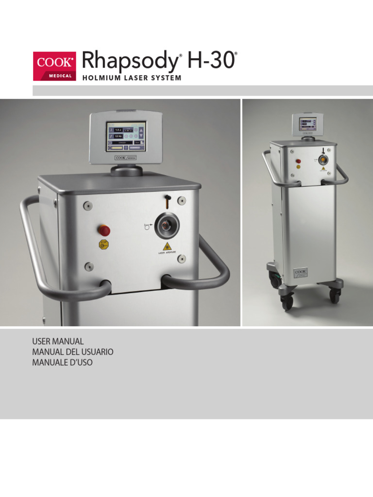 Rhapsody H-30: Holmium Laser System | PDF | Laser | Equipment