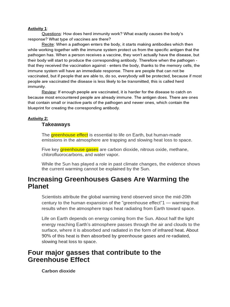STEM English 2. Óra Feladatok | PDF | Quantum Computing | Greenhouse Gas