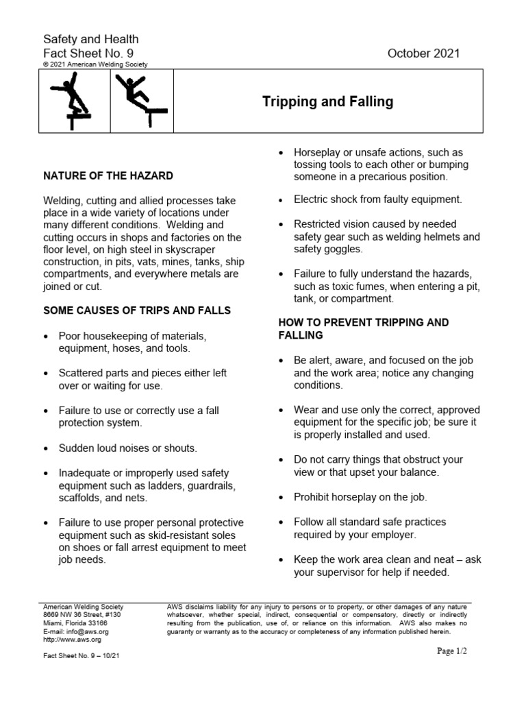 Fact Sheet No.9 October 2021 | PDF | Occupational Safety And Health ...