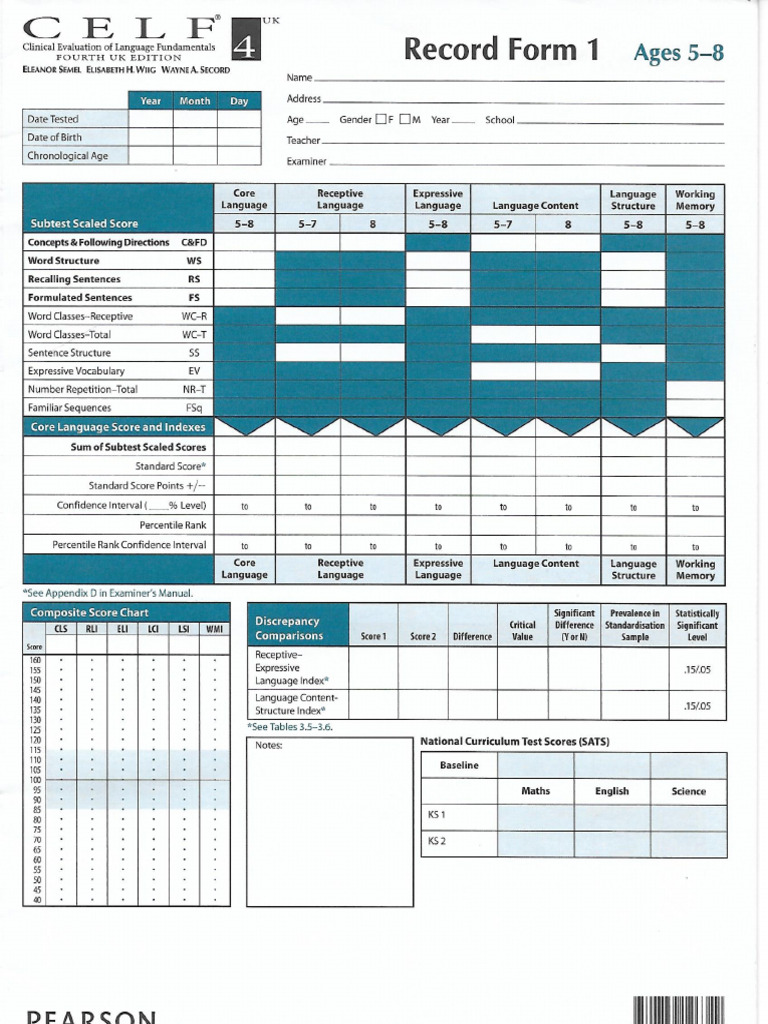 CELF5 | PDF
