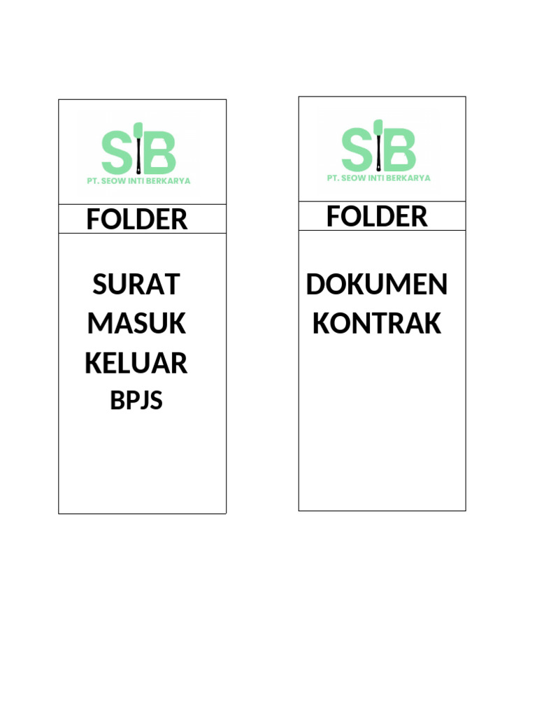 Nama Folder Odner | PDF