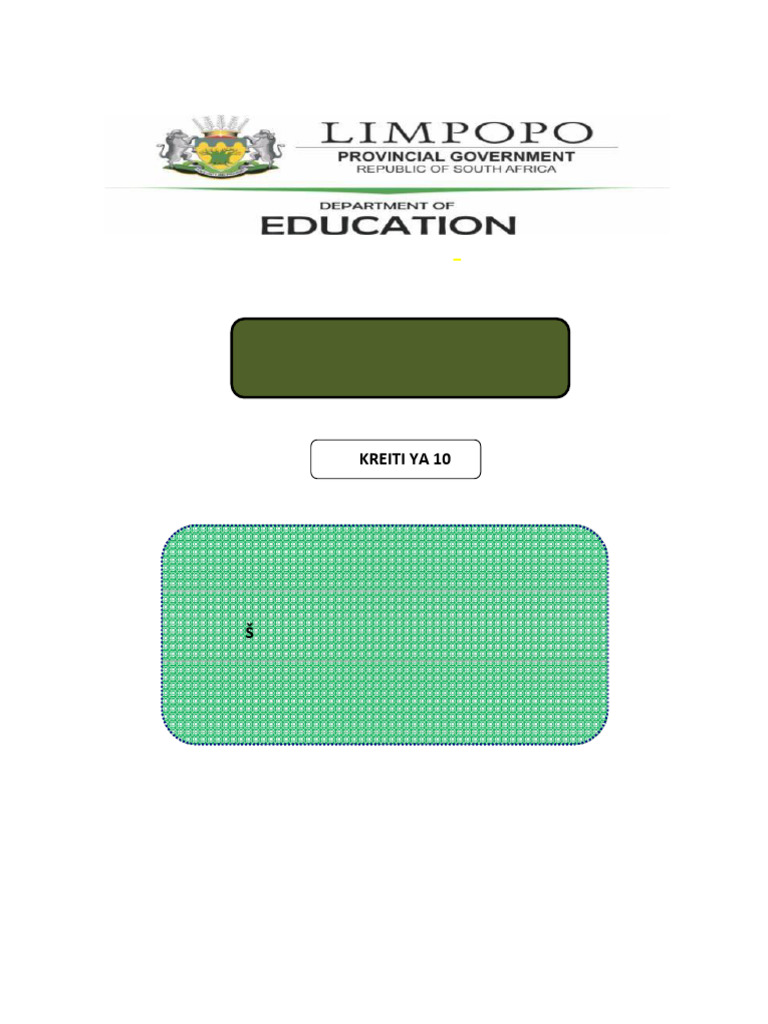 Sepedi HL GR 10 Mid Term Test 16 May 2025 | PDF