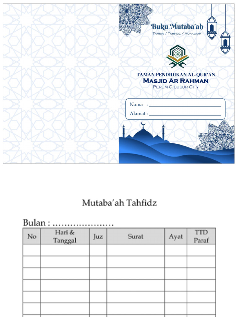 @muh - Wihdan97 TPQ Masjid Ar Rahman | PDF