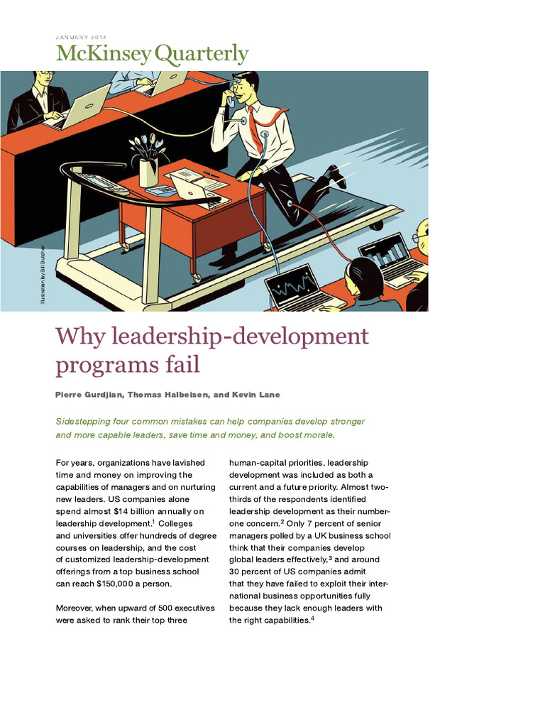 Why Leadership Development Programs Fail | PDF