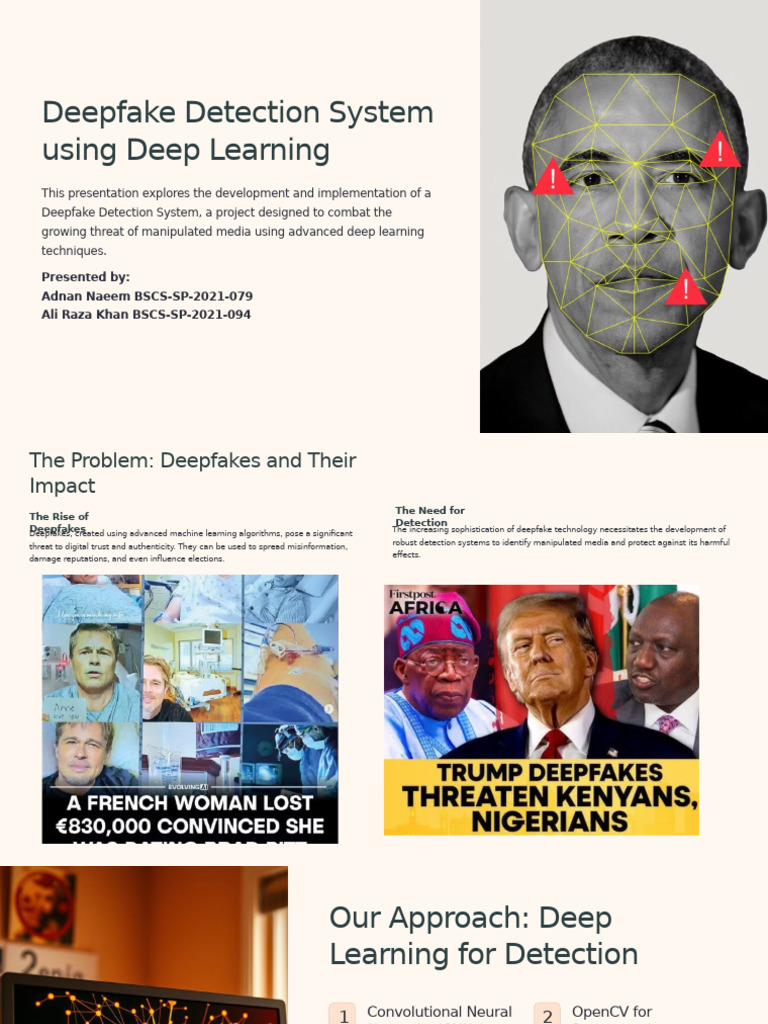 Deepfake Detection System Overview | PDF | Deep Learning | Usability