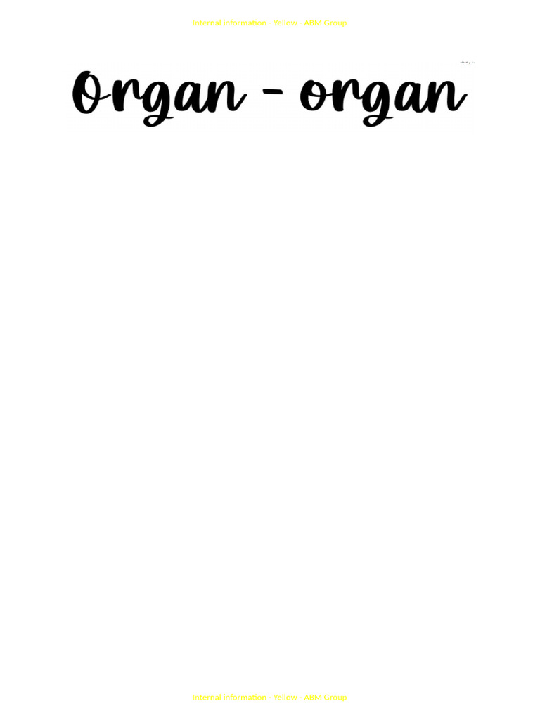 Organ Organ | PDF