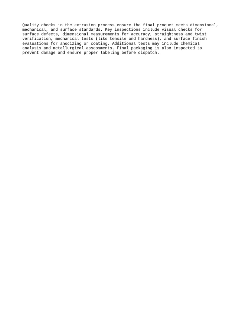 Quality Checks | PDF