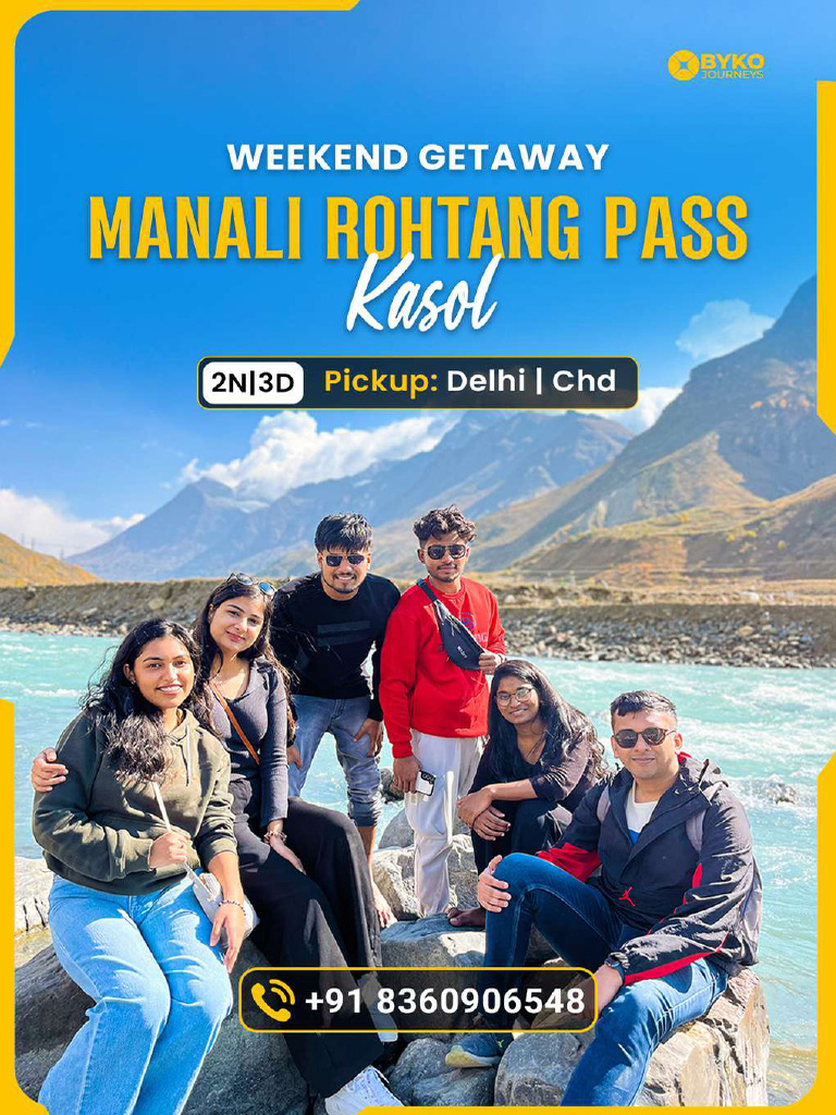 Manali Rohtang Kasol 2N3D Summer | PDF