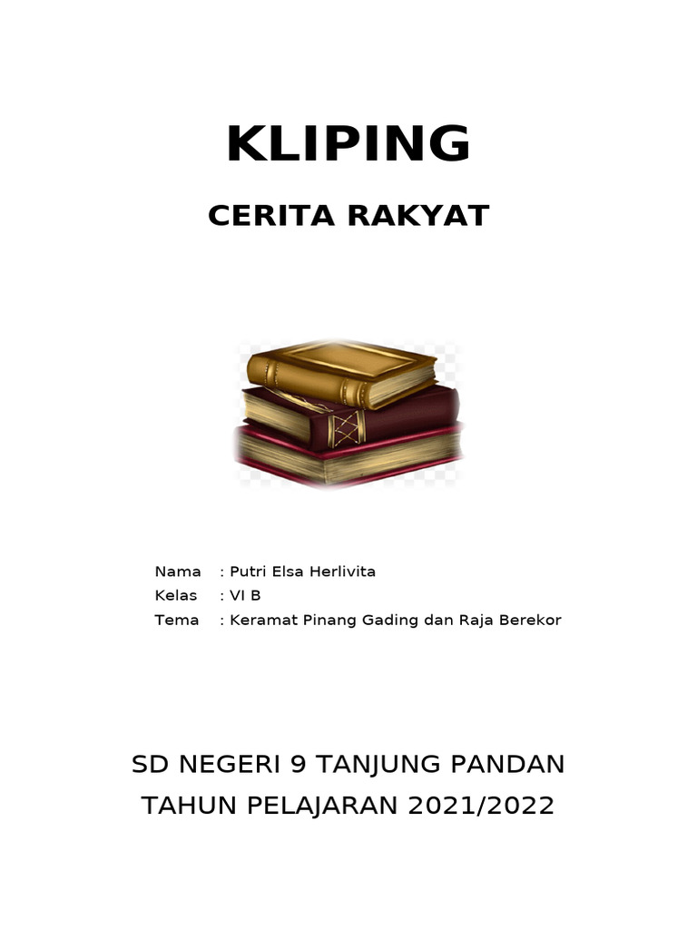 Cerita Rakyat Putri Pinang Gading | PDF