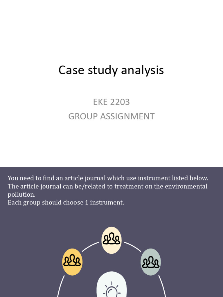 Assignment - Case Study Analysis | PDF