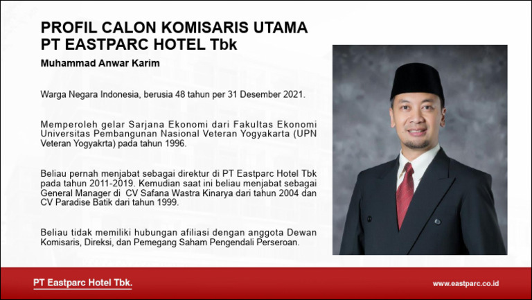 Profil Muhammad Anwar Karim | PDF