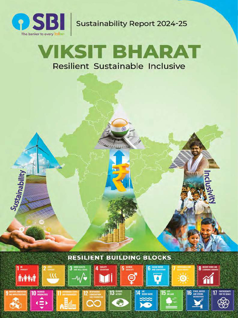 SBI Sustainability Report FY 2024-25 | PDF | Economy And The ...