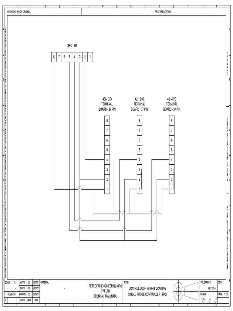 SPC Wiring Drawing | PDF