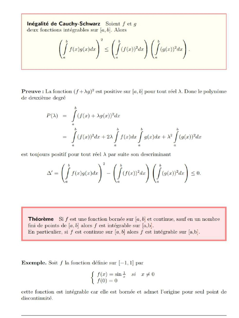 Integral Cauchy-Sh | PDF