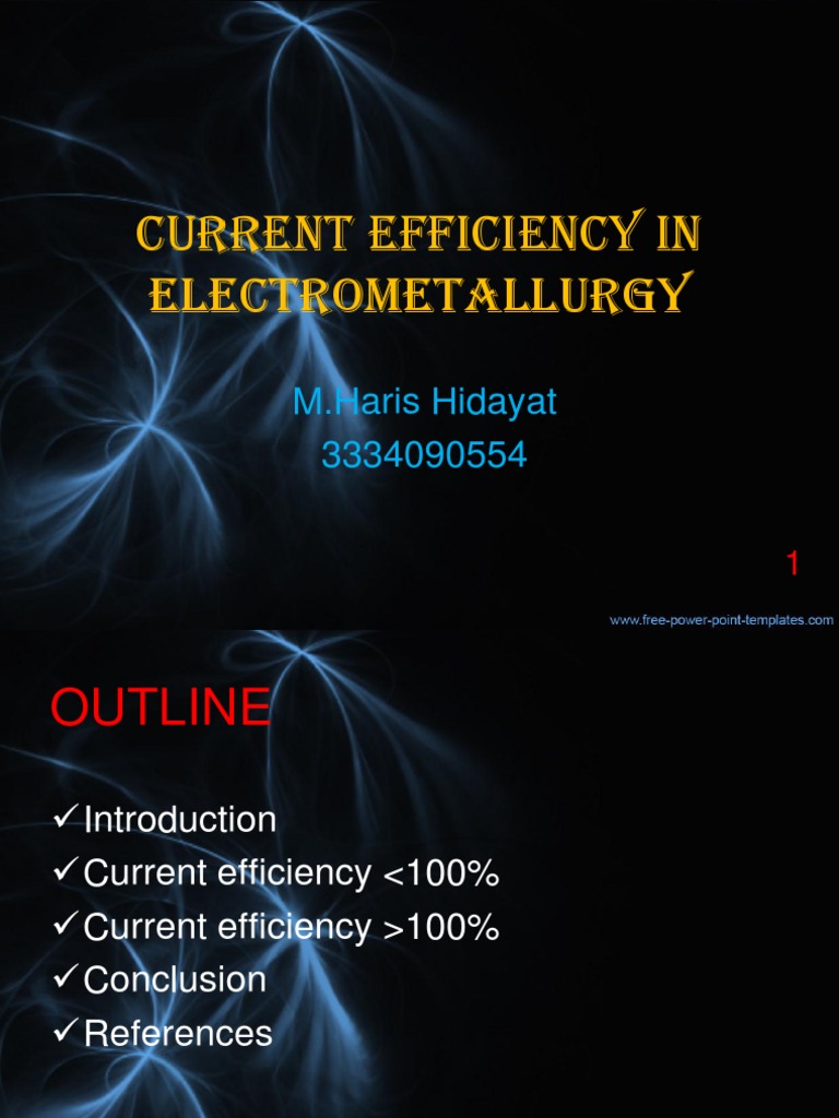 Current Efficiency in Electrometallurgy (Revision) | PDF | Electrolyte ...