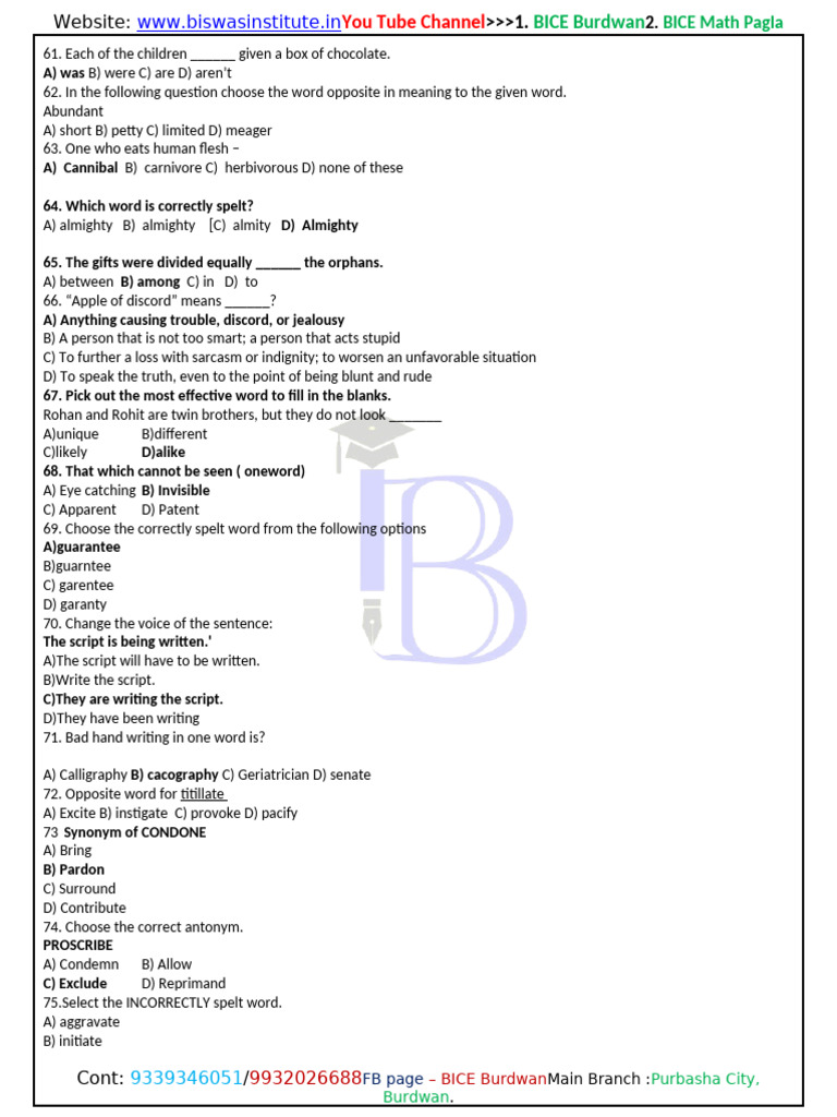 Nursing Mock Test Set 7 | PDF