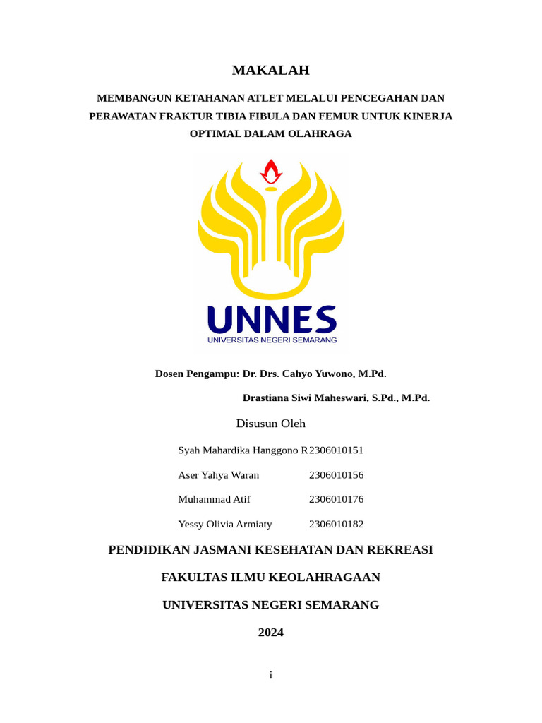 Makalah - Kelompok - Fraktur Tibia Fibula Dan Femur | PDF