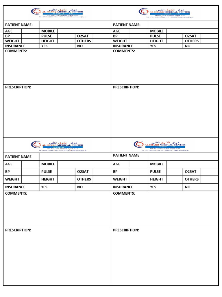 Camp Medical Form Template | PDF
