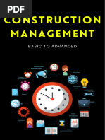 Construction Project Management Manual | PDF | Project Management | Construction Management