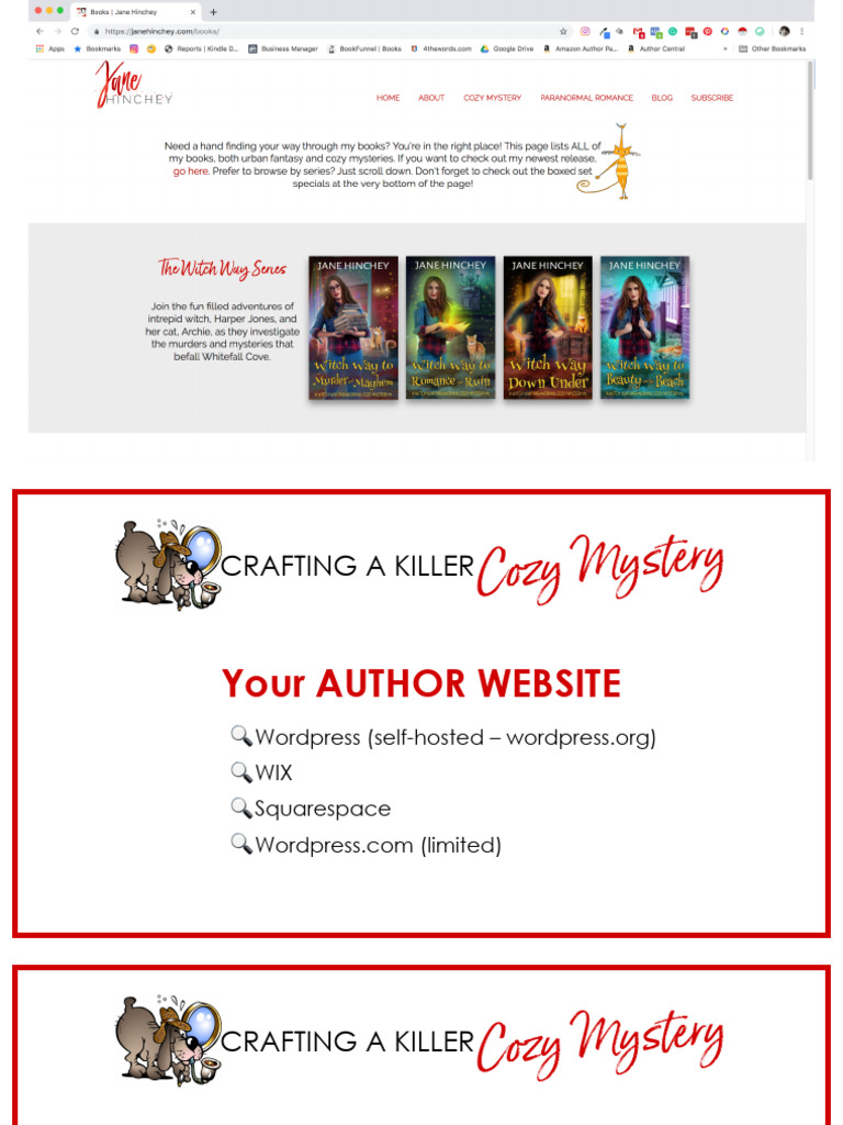 Jane - Hinchey - Crafting A Killer Cozy Mystery - 06 | PDF