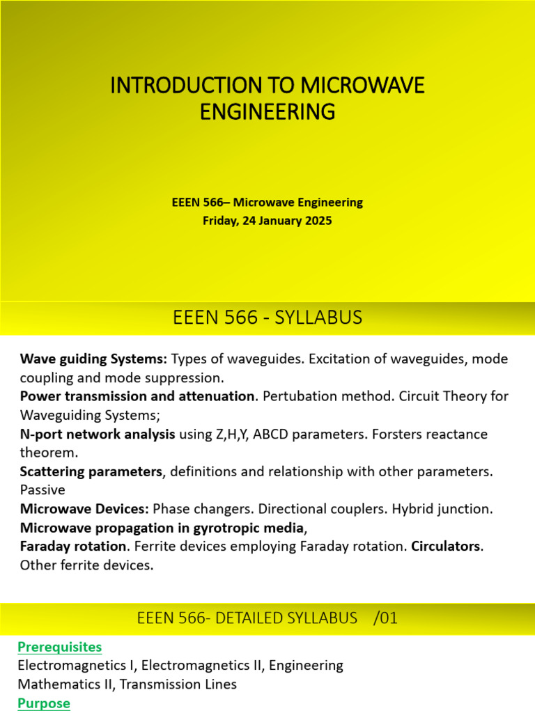 Za Babu | PDF | Waveguide | Microwave