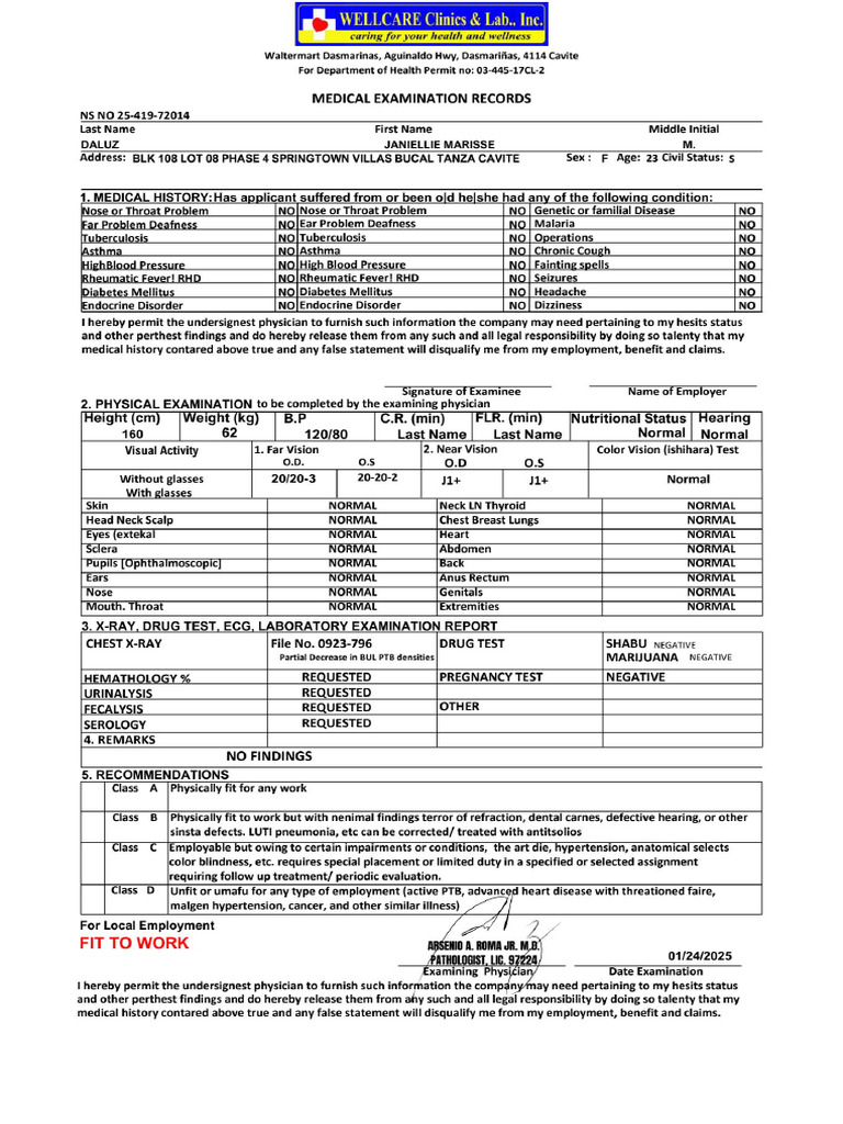 Physical Examination | PDF