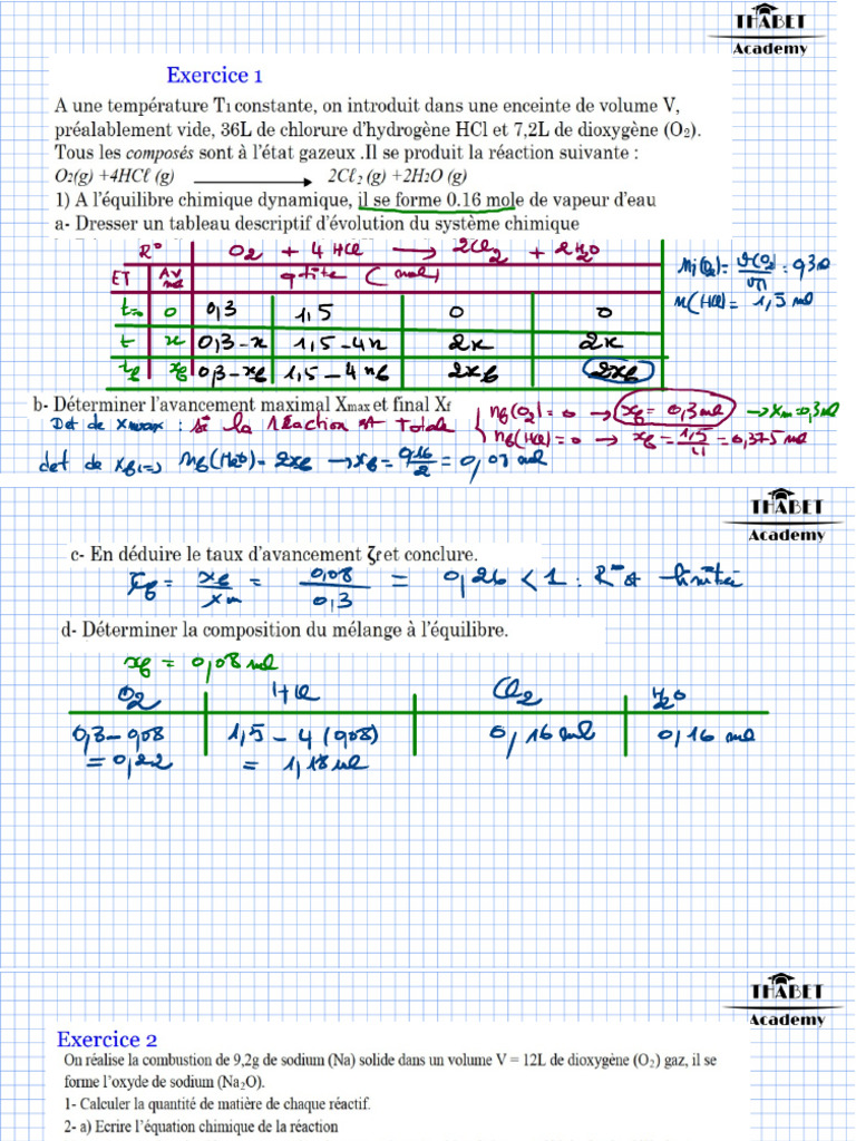 AVAncement Corrigé | PDF