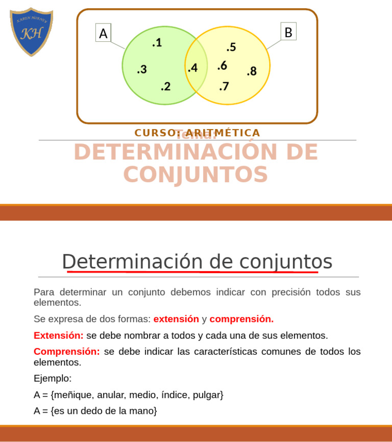 02 Determinación de Conjuntos | PDF