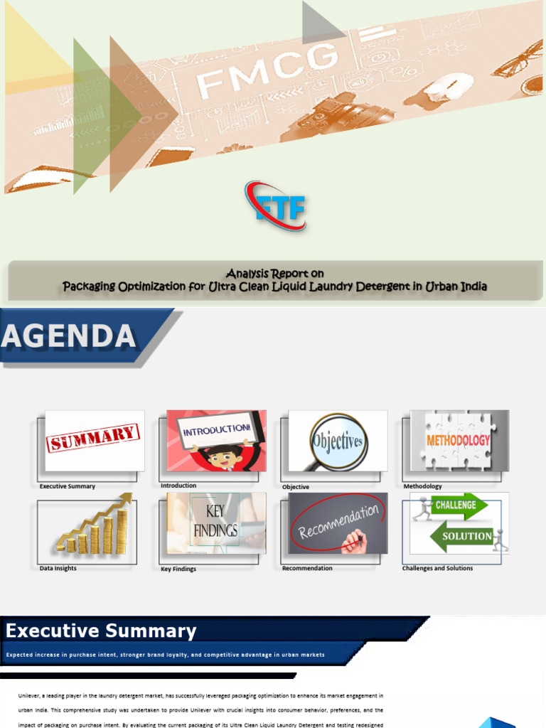 FTF Research - FMCG Detergent Packaging - Sample Report | PDF | Brand | Consumer Behaviour