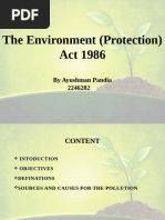 Overview of the Environment Protection Act | PDF | Environmental ...