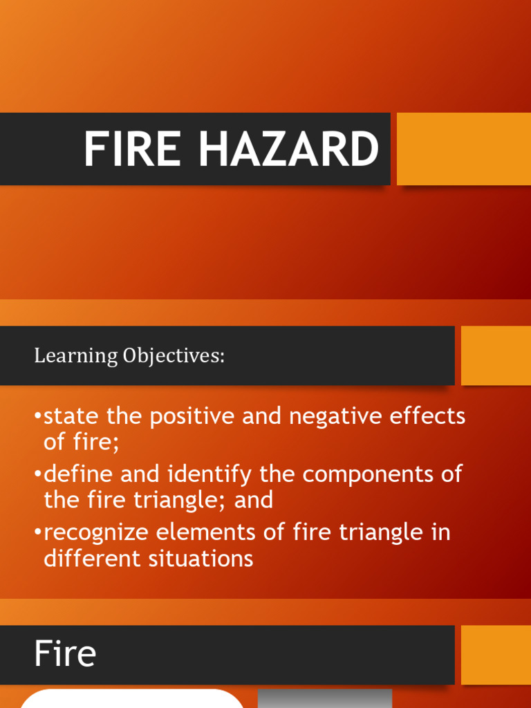 Fire Triangle | PDF