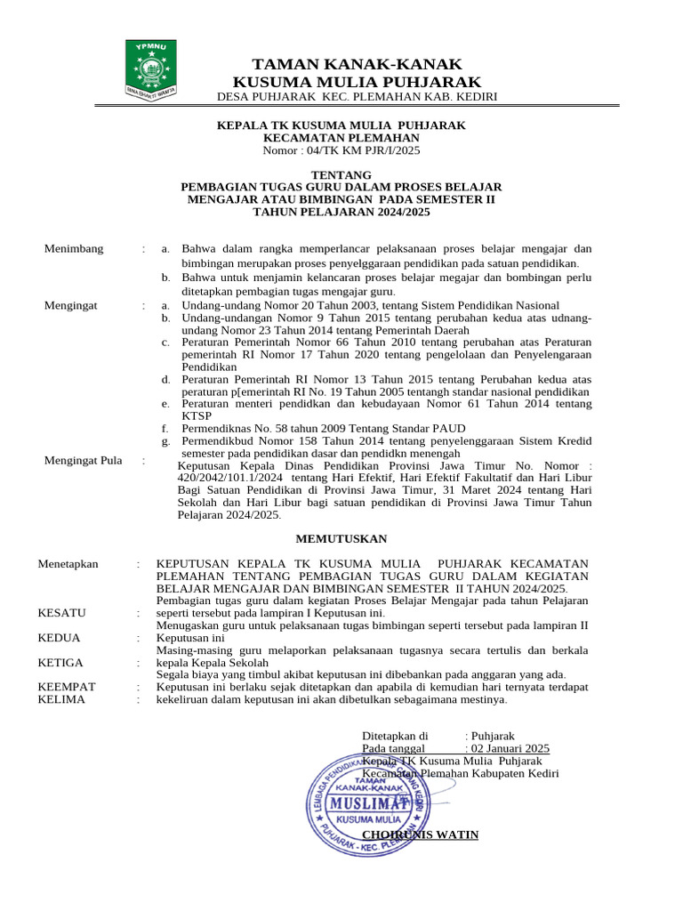 Berkas Bu Fati | PDF