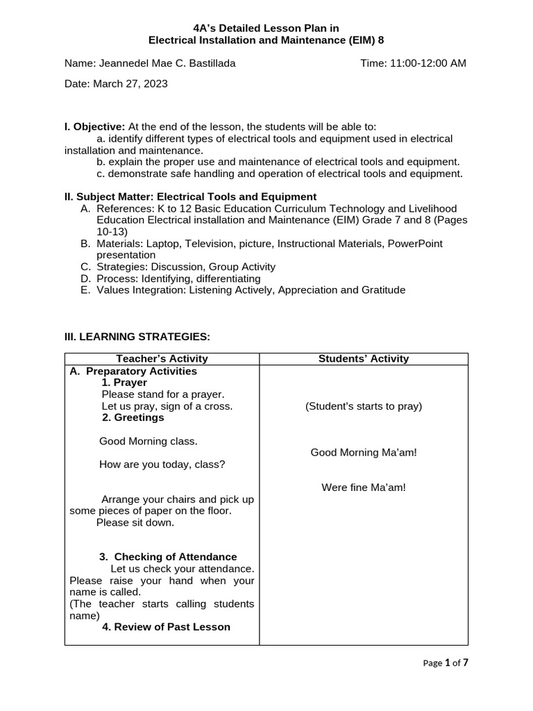 Lesson Plan Grade 7&8 Lubricant and Cleaning Solvent | PDF | Lubricant ...