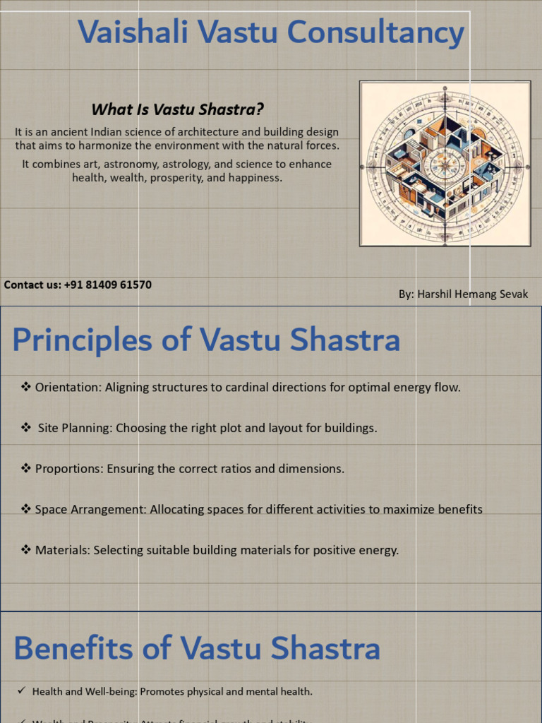 Vaishali Vastu Consultancy Brochure | PDF