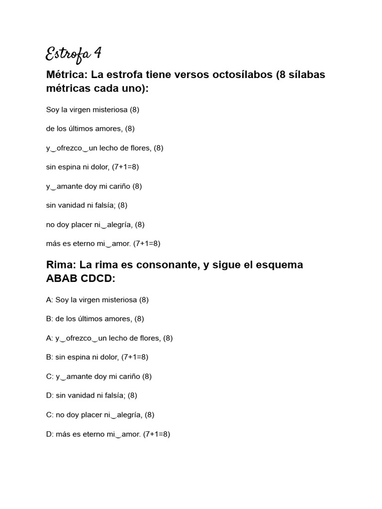 Yago Manzano y Roger Bonada - Pr-Ctica Comentario Po-Tico (Rima - M-Trica y Figuras) | PDF