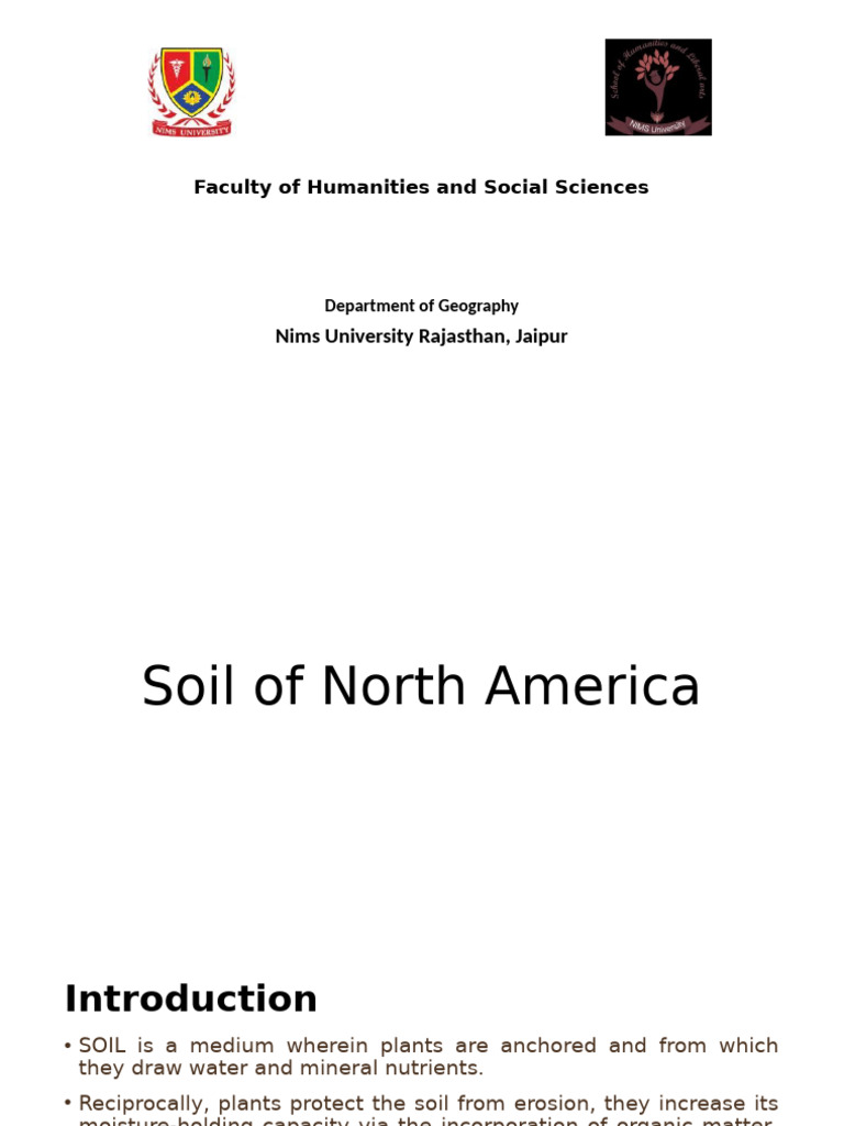 Soil of North America | PDF | Soil | Decomposition