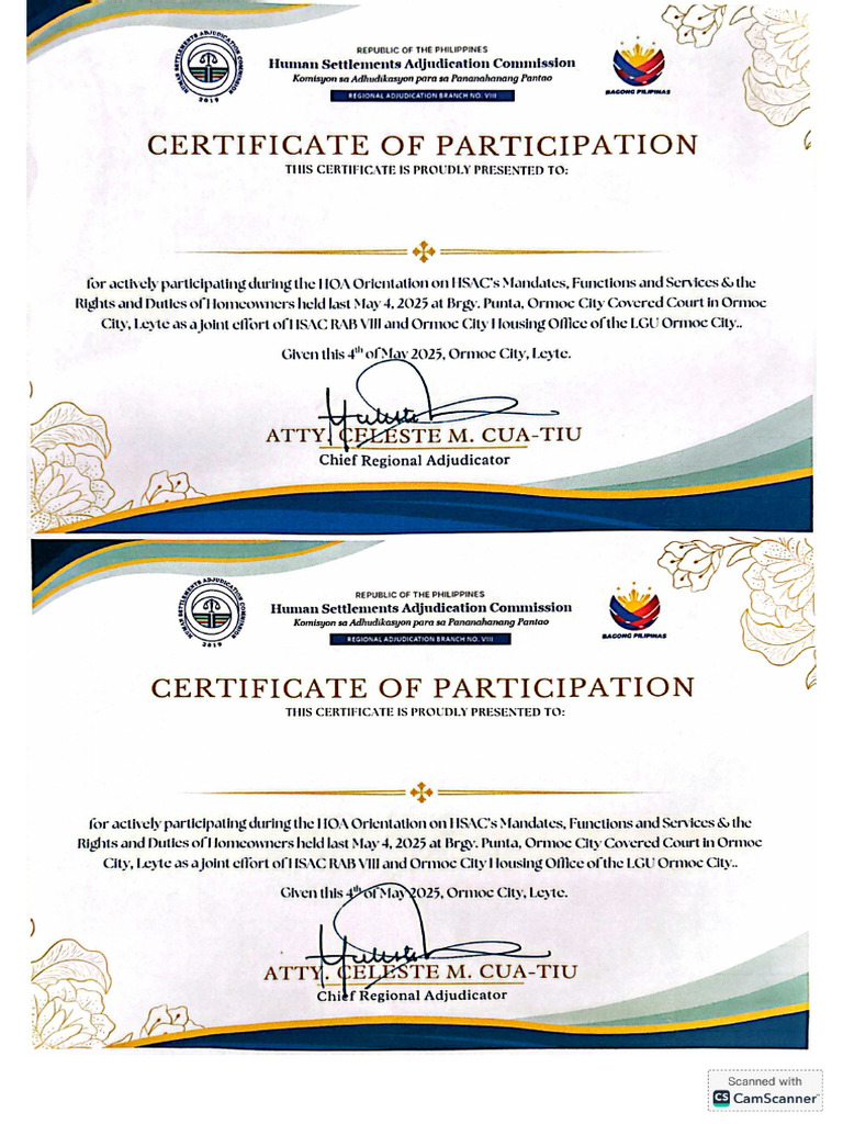 Certificate of Participation | PDF