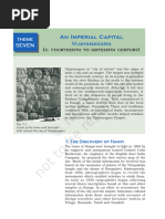 Map Showing The Vijayanagara Empire With Capital City and Current ...